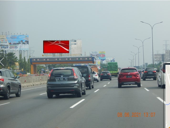 Billboard Tol Jakarta Tangerang KM 9.850 - PT. Pilar Kreasi Kibar